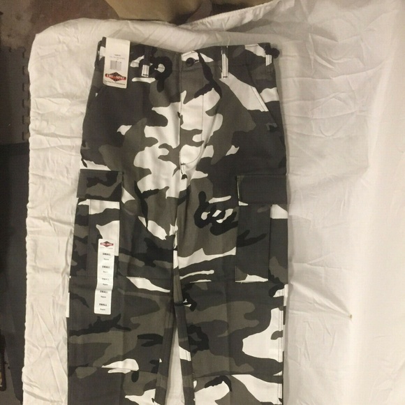 Pants | New Military Bdu Woodland Black White Arctic Snow Winter Sniper ...